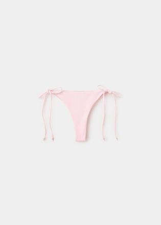 Mango Culotte bikini br&eacute;silienne nauds rose - Femme - XS - MANGO