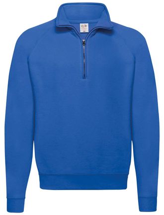 Fruit Of The Loom Zip Neck Sweat 62-114-0, Gr&ouml;&szlig;e:L;Farbe:Royal