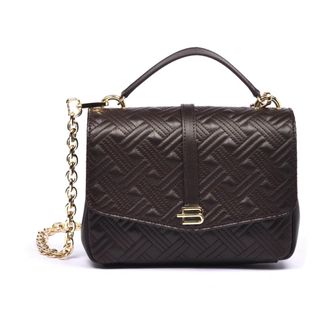 Baldinini Gesteppte Leder Umh&auml;ngetasche - - Bags - Damen - Braun - ONE SIZE