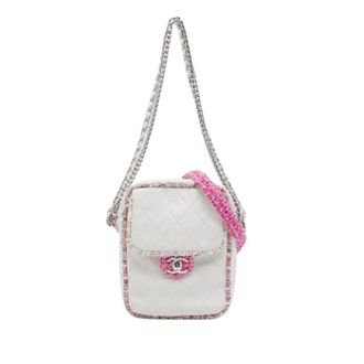 Chanel Pre-owned Vintage Quilted Satchel - Femme - Pre-owned - Blanc - Taille: ONE Size