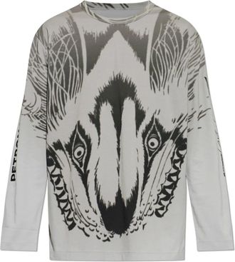 Yohji Yamamoto Homme, Tops, Gris, Taille: M X T-shirt