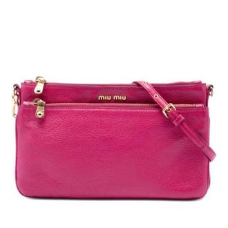 Miu Miu Sac bandouli&egrave;re Pre-owned - Femme - Pre-owned - Rose - Taille: ONE Size