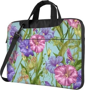 Generic Irises - Housse de protection color&eacute;e avec bandouli&egrave;re pour ordinateur portable de 15,6 pouces - Motif papillon - Pour homme et femme, multicolore, 15