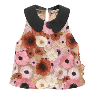 Dorothee Schumacher Femme, Tops, Multicolore, Taille: 42 FR Blooming Meadow Top