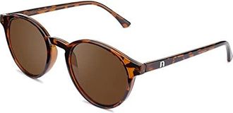 Clandestine Round Habana Brown by Elsa Pataky - Lunettes de soleil Nylon HD homme & femme