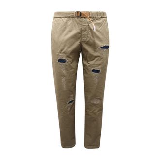 White Sand Homme, Pantalons, Vert, Taille: XS Pantalon Greg déchiré