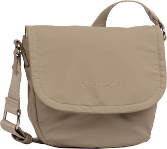 Tom Tailor Sansa Damen Überschlagtasche Umhängetasche Klein Beige