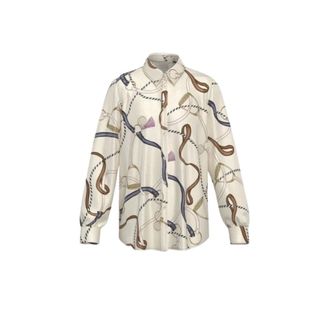 Marella Chemise Emmparole - Femme - Blouses et Chemises - Beige - Taille: 38 FR