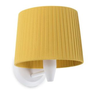 Faro Barcelona Samba Applique murale blanc/enrubann&eacute;e jaune 64306-36