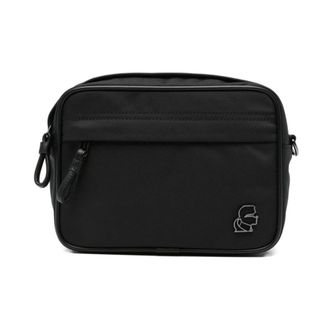 Karl Lagerfeld K/Kameo Logo Umh&auml;ngetasche - - Bags - Herren - Schwarzk - ONE SIZE