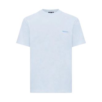 Genti T-shirt Backprint - - Tops - Herren - Blau - S
