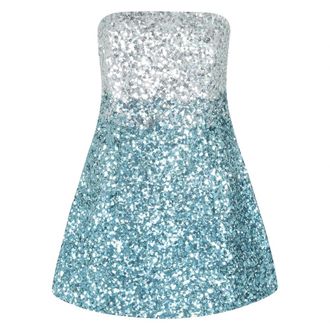 Retrof&ecirc;te Tancy Paillettenkleid - - Dresses - Damen - Blau - S