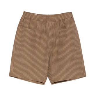 RANRA Ranra, Homme, Shorts, Brun, Taille: L Shorts &agrave; poches ray&eacute;es