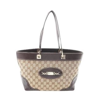 Gucci Sac cabas pr&eacute;-aim&eacute; en toile GG - Femme - Pre-owned - Beige - Taille: ONE Size