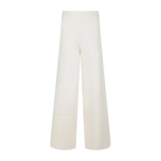 Max Mara Pure Hose - - Trousers - Damen - Wei&szlig; - L