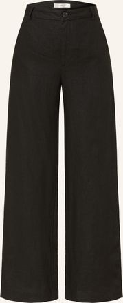 Inwear Inwear Hose Elinoriw Solina Aus Leinen schwarz