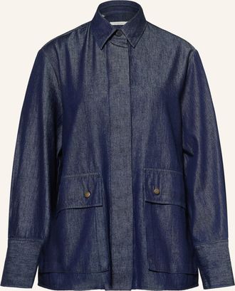 Lilienfels Lilienfels Hemdbluse In Jeansoptik blau