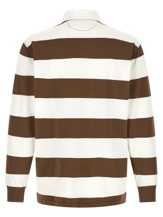 Polo Ralph Lauren Striped Cotton Rugby Rugby Shirt - brown