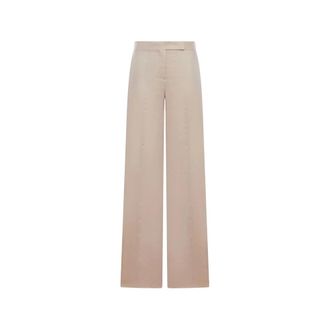 Max Mara Straight Hosen - - Trousers - Damen - Beige - S