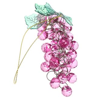 FOMIYES Acrylperlen Traubenanh&auml;nger Bruchfest und Wiederverwendbar H&auml;ngende Party und Weihnachtsbaum Dekoration f&uuml;r Innen und Au&szlig;enbereich