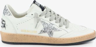 Golden Goose Ballstar leather sneakers with iconic glitter logo on the side - GOLDEN GOOSE DELUXE BRAND - gender_Woman