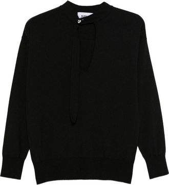Alpha Studio Pull Col Rond - Noir