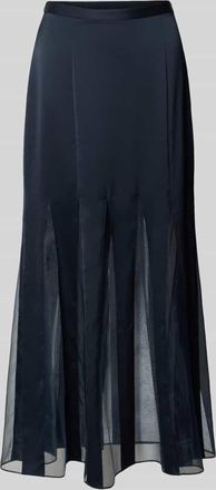 HUGO BOSS Damen Maxi-Rock mit transparenten Eins&auml;tzen Modell VABELLI