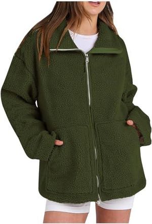 Generic Pilou Pilou Femme Color Sweater For Autumn/Winter 2024 New Button Decorated Sleeve Cardigan Top (Green, S)