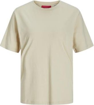 Jack & Jones Jack & Jones Jxanna Reg SS Every Tee JRS Noos T-Shirt, Fog, M Femme