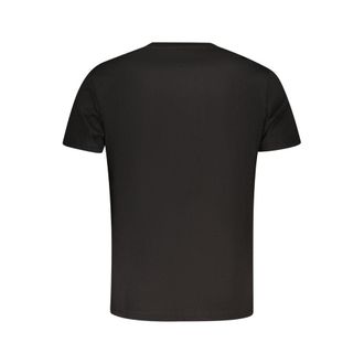Tommy Hilfiger Logo-Embroidered Cotton T-Shirt - Black