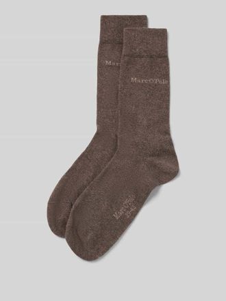 Marc O'Polo Socken mit Logo-Schriftzug im 2er-Pack