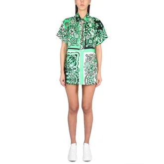Red Valentino Bandana Carre Print Shirt SS - - Dresses - Damen - Mehrfarbig - S