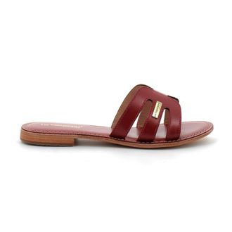 Les Tropeziennes Mules rouges en cuir Damia - Femme - Chaussures - Rouge - Taille: 40 EU
