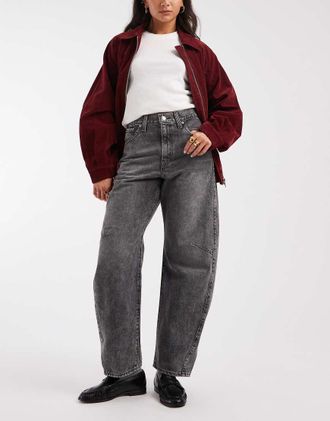 Levi's Cinch Barrel - Jean - Gris d&eacute;lav&eacute;-Noir