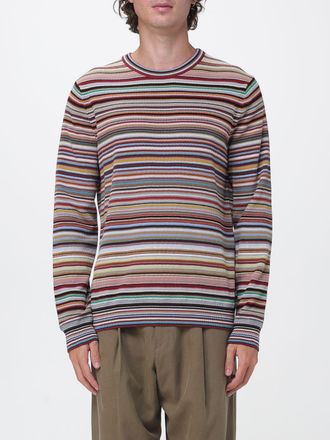 Paul Smith Pull &agrave; col rond en coton &agrave; rayures multicolores &agrave; manches longues