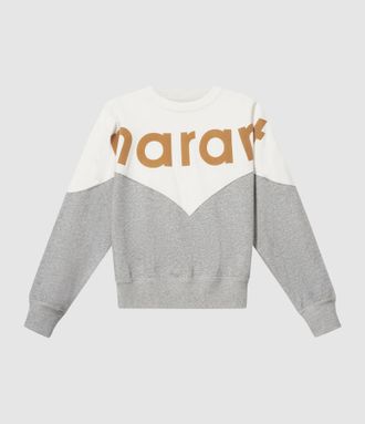 Isabel Marant Sweat Shirt Houston Off White Light Grey