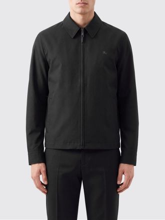 Burberry Surchemise en laine avec fermeture zipp&eacute;e et logo EKD