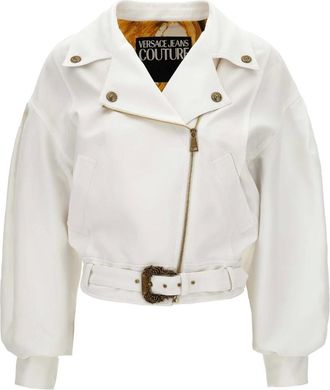 Versace Jeans Couture Femme, Vestes, Blanc, Taille: 38 FR Jacket
