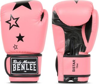 Benlee Rocky Marciano Boxhandschuhe aus Kunstleder Sistar 14 oz, Baby Pink