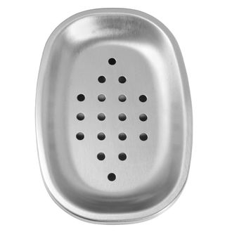 Milisten Edelstahl Seifenschale Robuste Seifenbox Einfacher Seifenhalter Badezimmerzubeh&ouml;r F&uuml;r Zuhause Studentenwohnheim Hotel K&uuml;che Arbeitsplatte