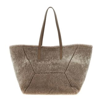 Brunello Cucinelli Damen, Taschen, Grau, ONE SIZEGr&ouml;&szlig;e