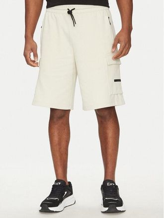 Emporio Armani Sportshorts 7M000326 AF12660 U1112 Écru Regular Fit