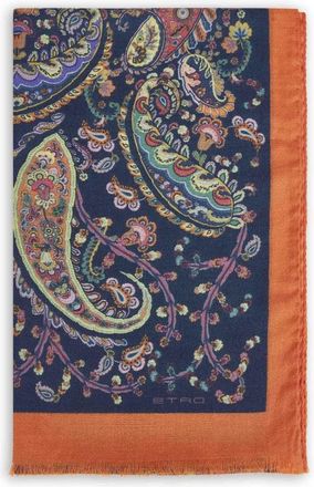 Etro Femme, Accessoires, Multicolore, Taille: ONE Size Floral Paisley Cashmere-Blend Scarf