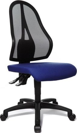 Topstar Topstar Open Point P B&uuml;rostuhl, Schreibtischstuhl, Stoff, 58 x 48 x 111 cm, blau