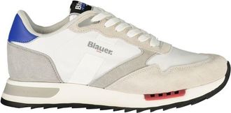 Blauer Wei&szlig;er Polyester Herren-Sneaker