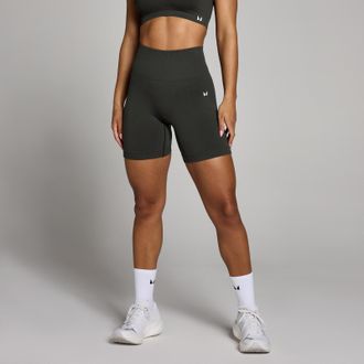MyProtein MP Damen Tempo Nahtlos Scrunch Shorts - Nachtgrau - XXL