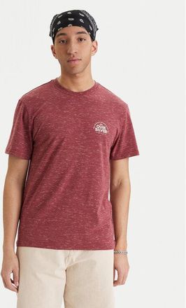 Quiksilver T-Shirt EQYKT04416 Dunkelrot Regular Fit