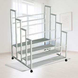Generic Aufbewahrungsregal for Yogamatten, Yogamatten-Aufbewahrungsregal, bodenstehend mit abschlie&szlig;barem Metallgeh&auml;use mit gro&szlig;em Fassungsverm&ouml;gen for Kurzha