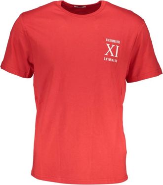 Dirk Bikkembergs Homme, Tops, Rouge, Taille: M XI Short Sleeve T-Shirt