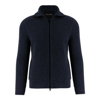 Tagliatore Wollpullover - - Knitwear - Herren - Blau - XL